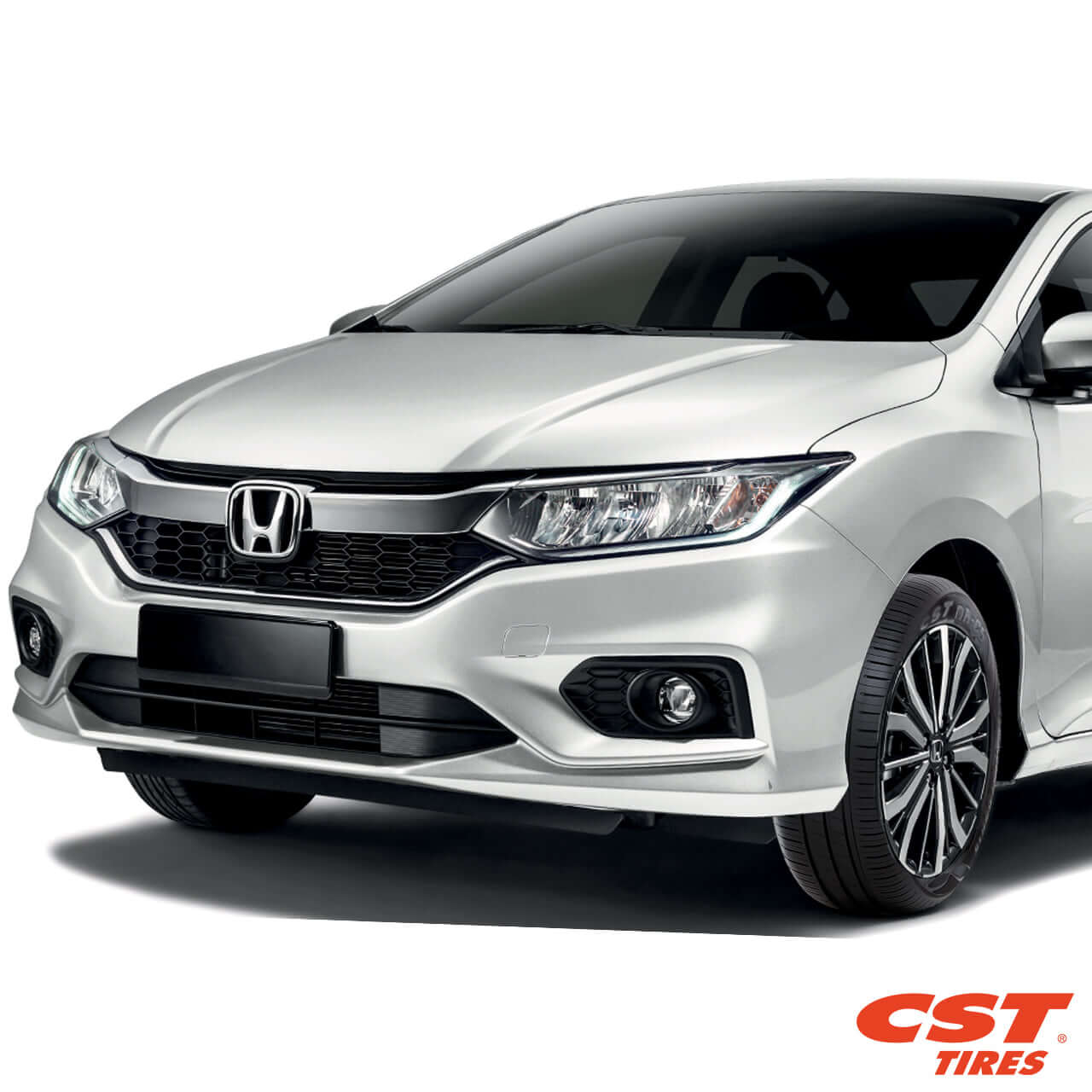 Honda City equipped with CST Marquis MR-C5 tires (185/65R15 MR-C5 88H ...