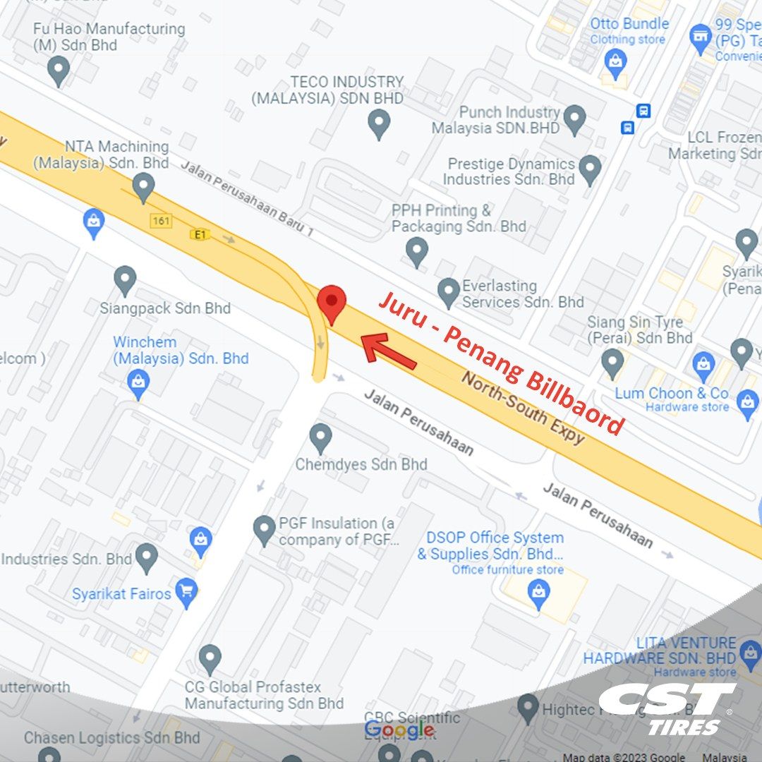 2023-24 CST Tires Overhead Billboard - CST Tires Malaysia
